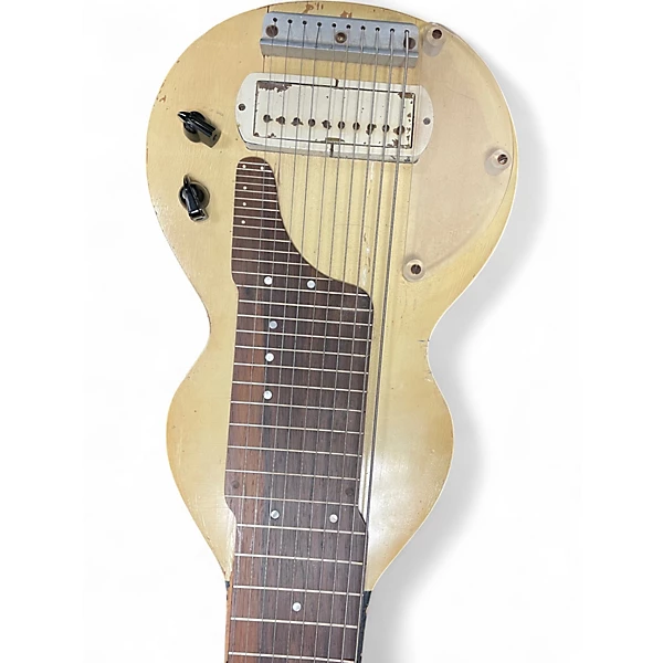 Vintage 1940s Eddie Alkire E Harp Black Lap Steel - Guitar Center