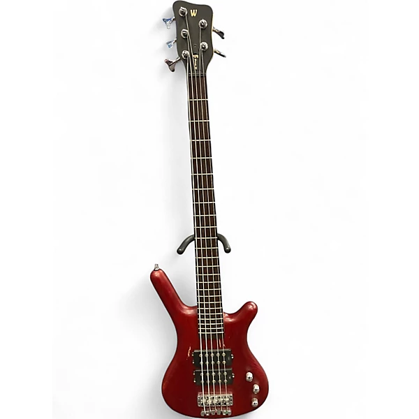 Used Warwick Corvette 5 String Red Electric Bass Guitar - Guitar Center