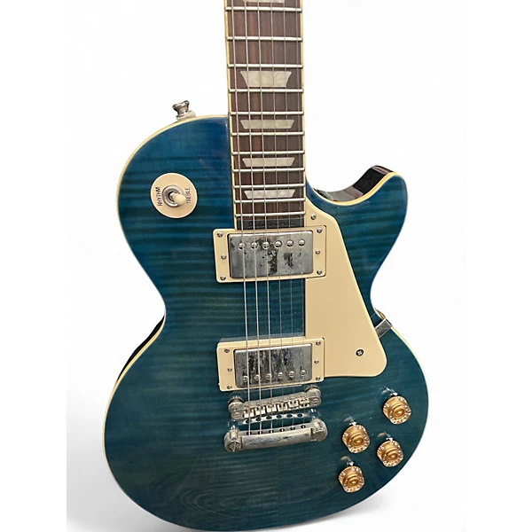 Used Epiphone Les Paul Ultra III Trans Blue Solid Body Electric Guitar ...