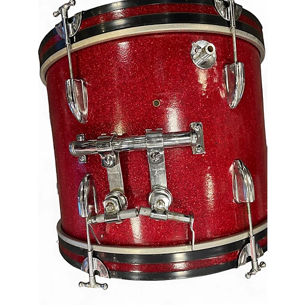 Used Miscellaneous 4 Piece 1960S MIJ DRUMSET RED SPARKLE Drum Kit ...