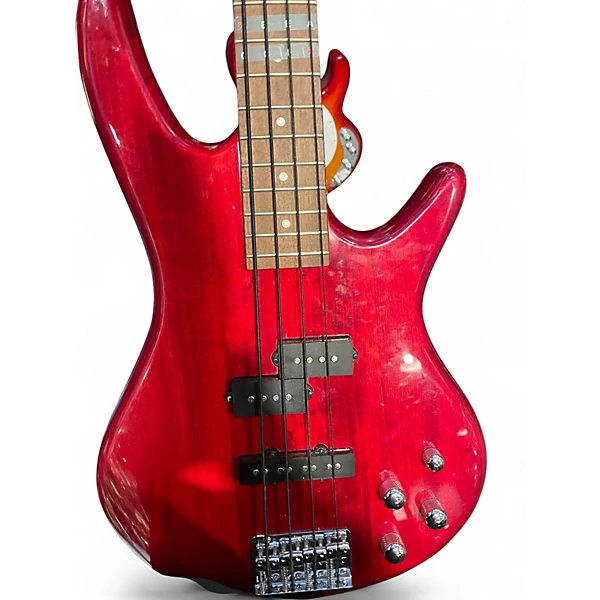 Used Ibanez GSR200 Trans Crimson Red Electric Bass Guitar - Guitar Center