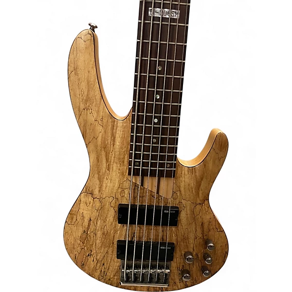 Used ESP LTD B-206SM Natural Electric Bass Guitar - Guitar Center