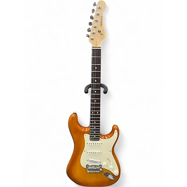 Used G&L FULLERTON DELUXE LEGACY AMBER BURST Solid Body Electric Guitar ...