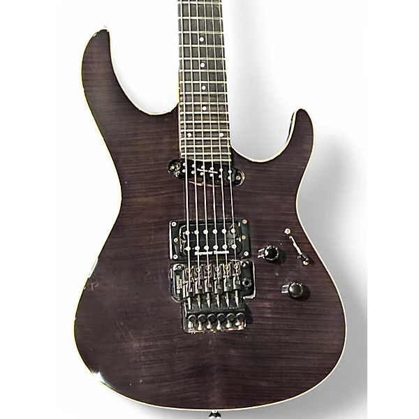 Used ESP Edwards Guitars Japan Maverick HS Trans Black Solid Body ...