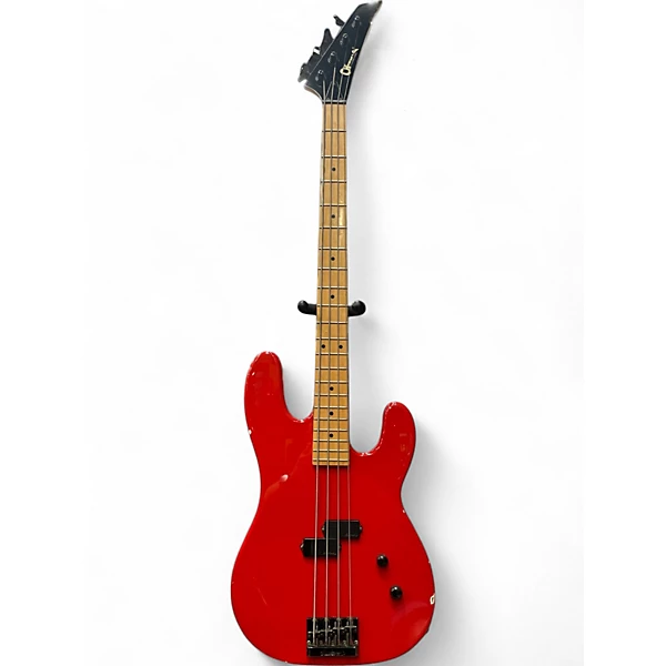 Used Charvel 1B Red Electric Bass Guitar - Guitar Center