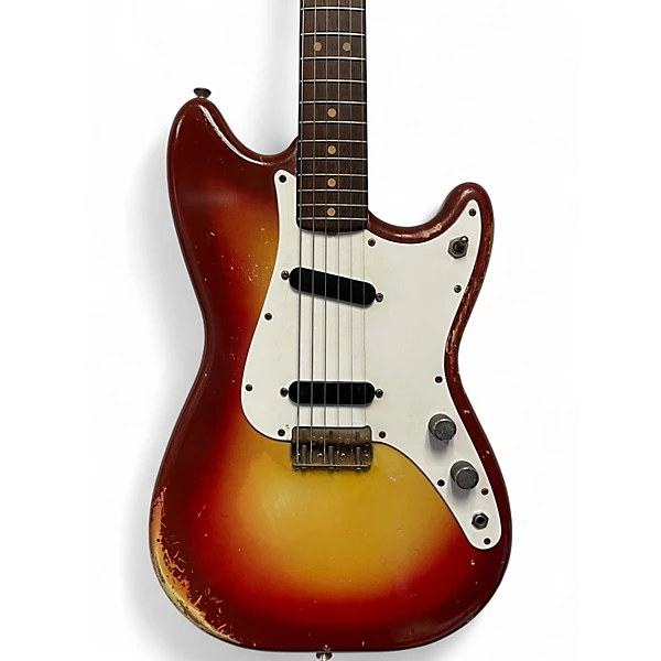Vintage 1962 Fender Duo Sonic Sunburst Solid Body Electric Guitar ...