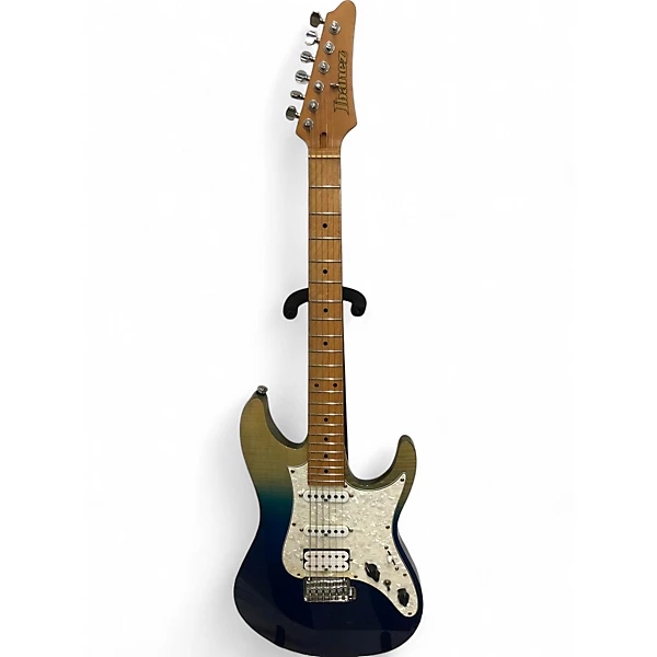 Used Ibanez AZ224F BLUE ICEBERG GRADATION Solid Body Electric Guitar ...