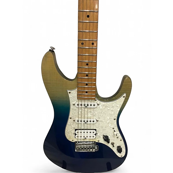 Used Ibanez AZ224F BLUE ICEBERG GRADATION Solid Body Electric Guitar ...