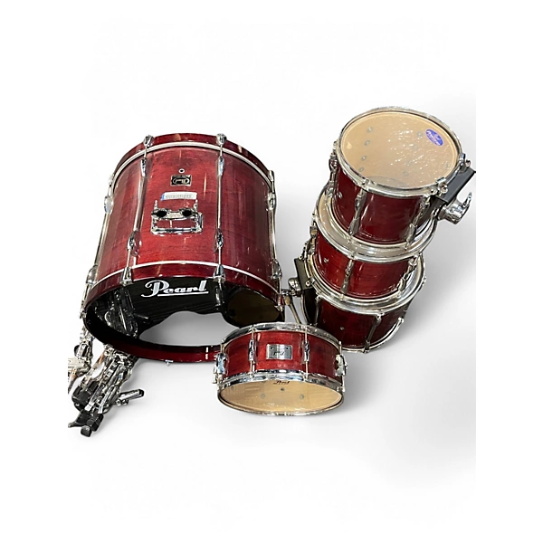 Used Pearl 5 Piece Export Wine Red Drum Kit - Guitar Center