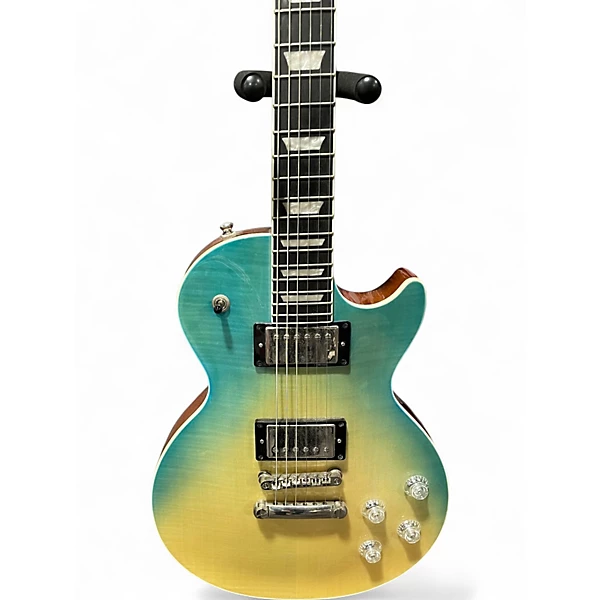 Used Epiphone Les Paul Modern FiguredCarribean Blue Fade Solid Body ...
