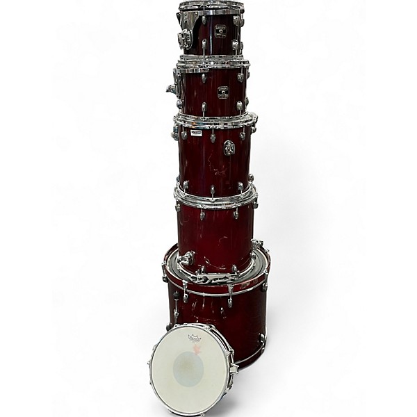 Used Gretsch Drums 6 Piece Catalina Maple Wine Red Drum Kit - Guitar Center