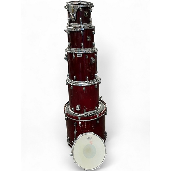 Used Gretsch Drums 6 Piece Catalina Maple Wine Red Drum Kit - Guitar Center