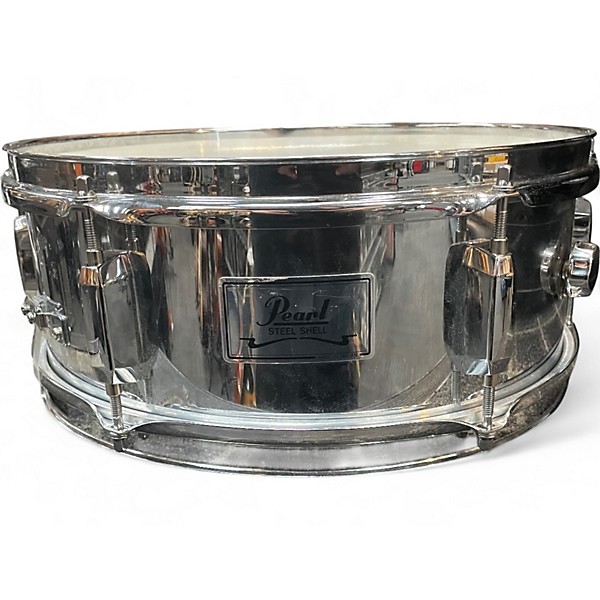Used Pearl 6.5X14 Steel Shell Steel Drum - Guitar Center