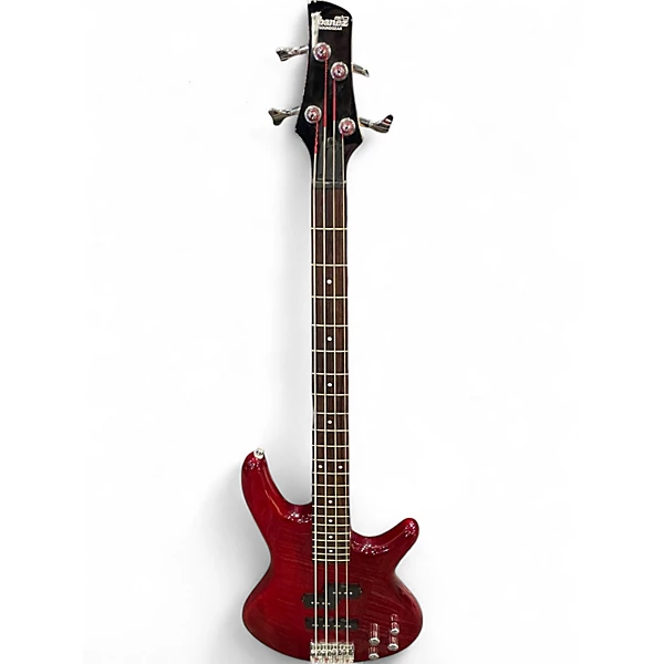 Used Ibanez GSR200 Trans Red Electric Bass Guitar - Guitar Center