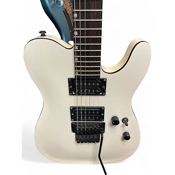 Used ESP LTD ECLIPSE 87 Pearl White Solid Body Electric Guitar - Guitar ...