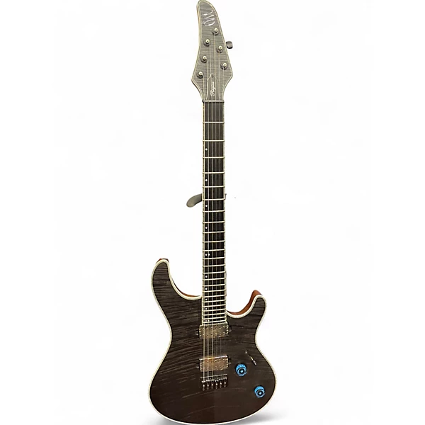 Used Mayones Regius 6 BLACK Solid Body Electric Guitar - Guitar Center