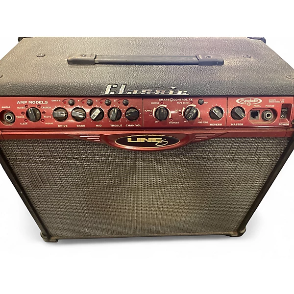 Used Line 6 SPIDER RED FACE 112 Guitar Combo Amp - Guitar Center