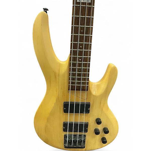 Vintage 1990s ESP LTD B-204SM Natural Electric Bass Guitar - Guitar Center