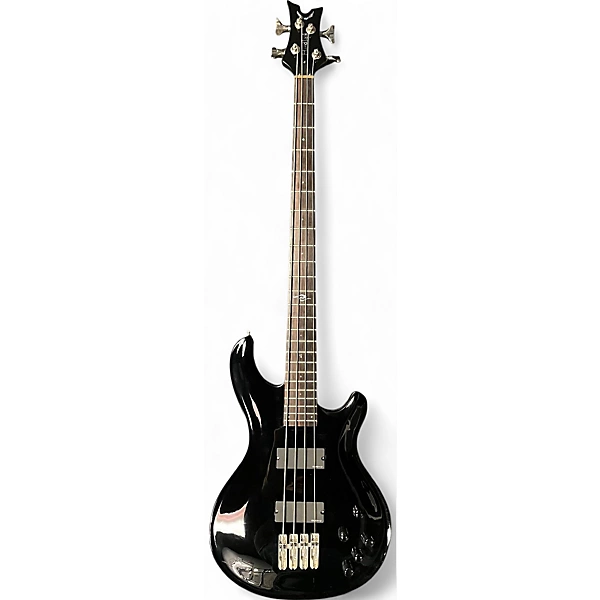 Used Dean HARDTAIL 4 STRING Black Electric Bass Guitar - Guitar Center