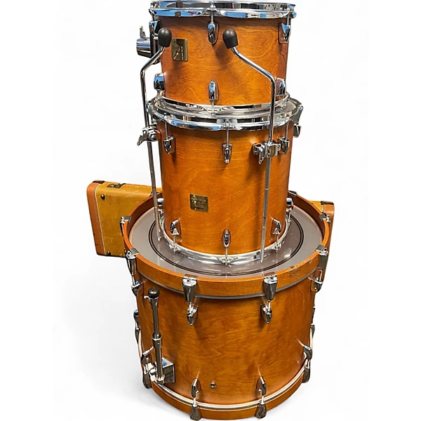 Used Yamaha 3 Piece Custom Absolute Birch Vintage Natural Drum Kit ...