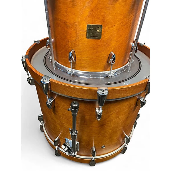 Used Yamaha 3 Piece Custom Absolute Birch Vintage Natural Drum Kit ...