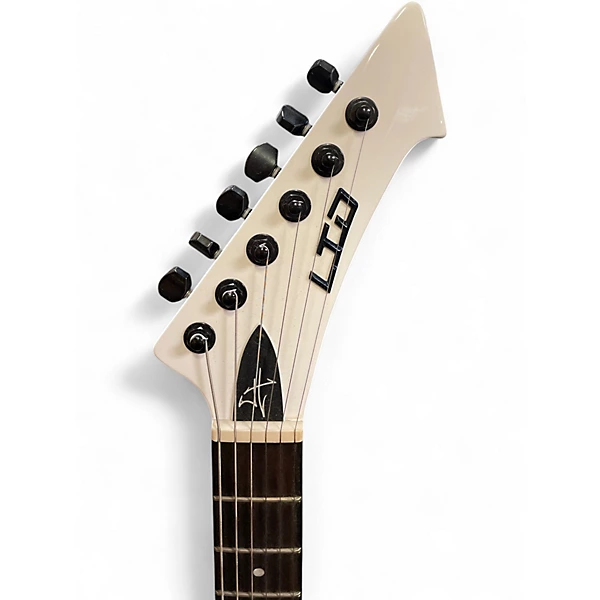 Used ESP LTD James Hetfield Snakebyte Snow White Solid Body Electric ...