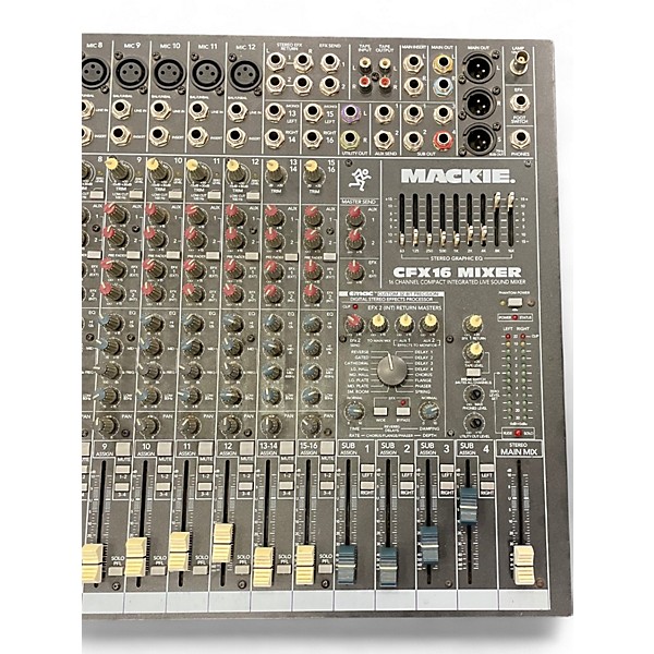 Used Mackie CFX16 Unpowered Mixer - Guitar Center