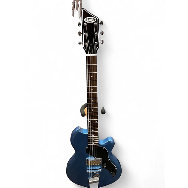 Used Supro ISLAND SERIES JAMESPORT Pelham Blue Solid Body Electric ...
