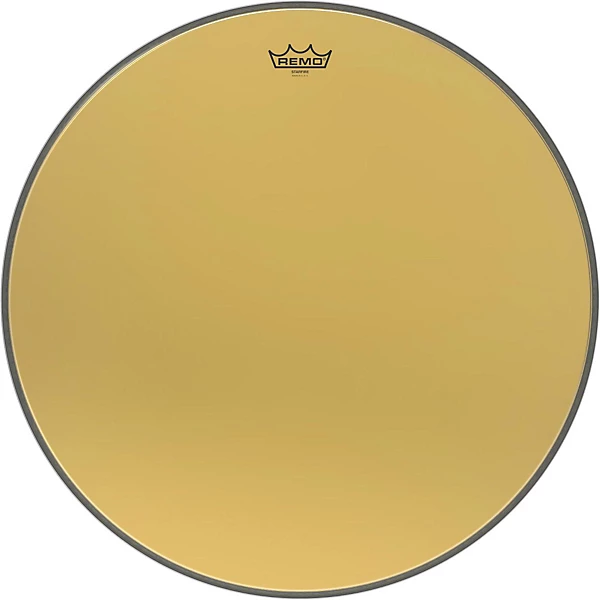 Remo Ambassador Starfire Gold Bass Drumhead 24 In. - Guitar Center