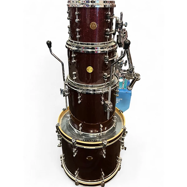 Used Gretsch Drums 4 Piece New Classic Maple Red Sparkle Drum Kit ...