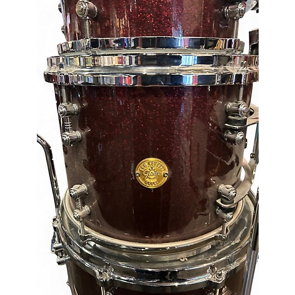 Used Gretsch Drums 4 Piece New Classic Maple Red Sparkle Drum Kit ...