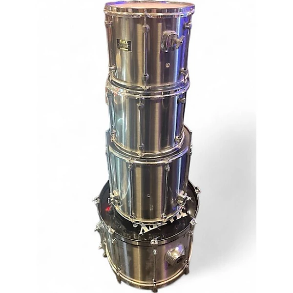 Used Mapex 4 Piece Mars Shell Pack Silver Drum Kit - Guitar Center