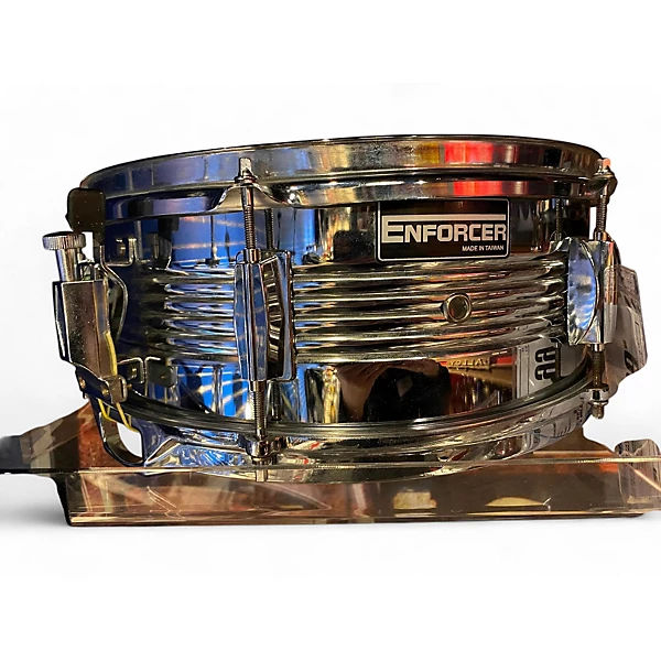 Used Enforcer 14X5.5 Metal Snare Drum Metallic Silver - Guitar Center