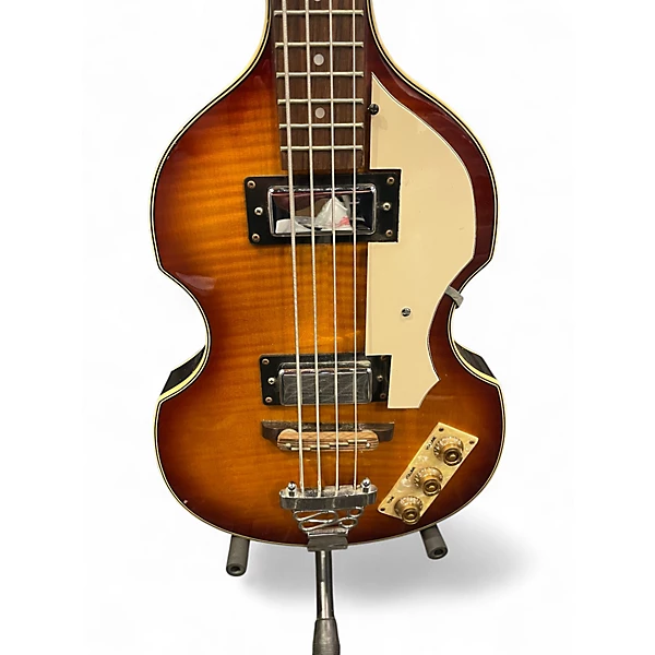 Used Epiphone Viola Flamed Sunburst Electric Bass Guitar - Guitar Center