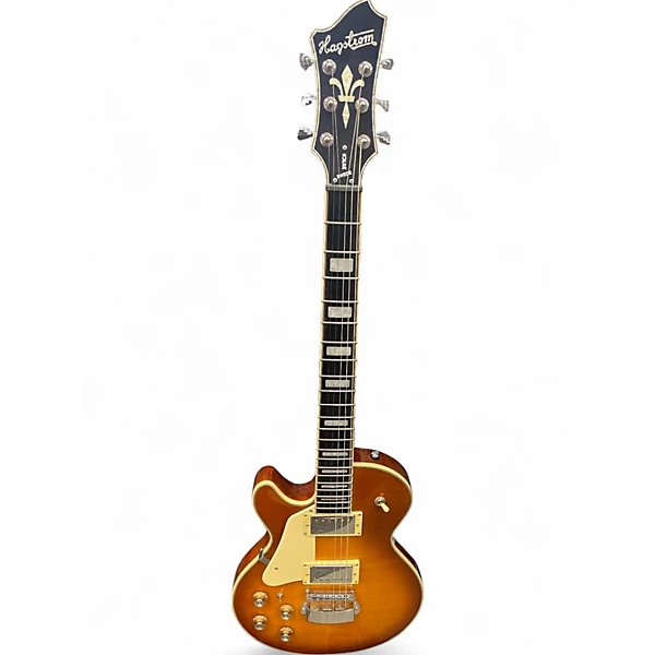 Used Hagstrom Super Swede Left Handed Natural Electric Guitar - Guitar ...