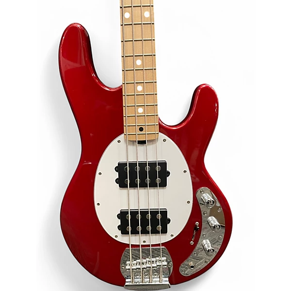 Used Sterling By Music Man STINGRAY RED Electric Bass Guitar - Guitar ...