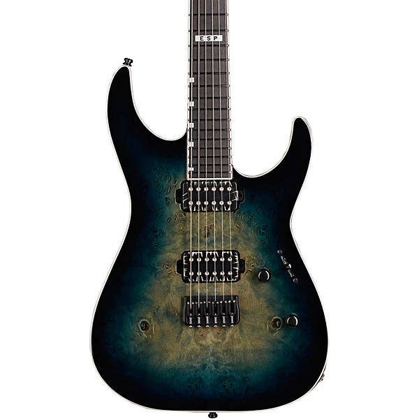 ESP E-II M-II Electric Guitar Mercury Blue Burst - Guitar Center