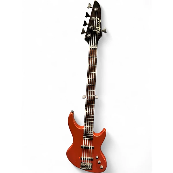 Used Guild Pilot Salmon Sparkle Electric Bass Guitar - Guitar Center