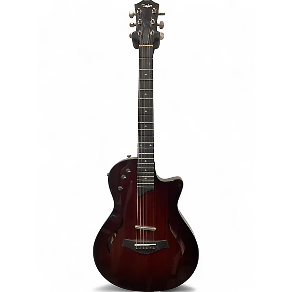 Used Taylor T5Z Classic Deluxe Brown Acoustic Electric Guitar - Guitar ...