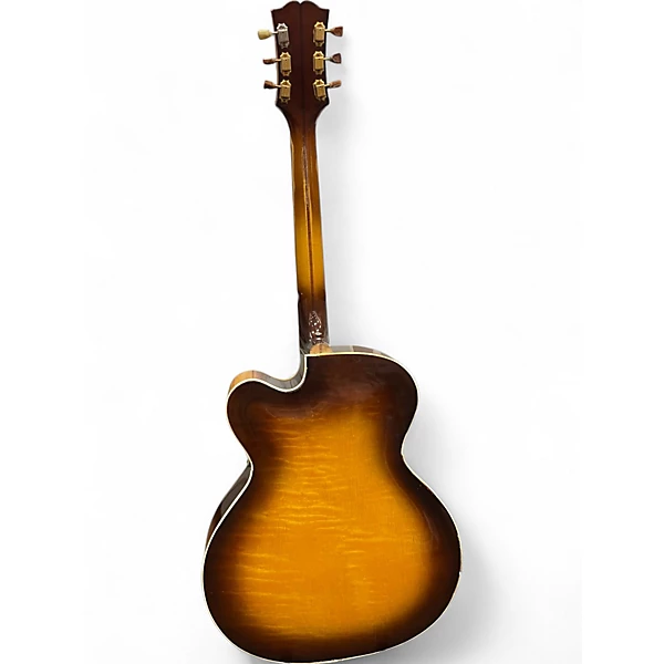 Vintage 1954 Guild X350 Sunburst Hollow Body Electric Guitar - Guitar ...