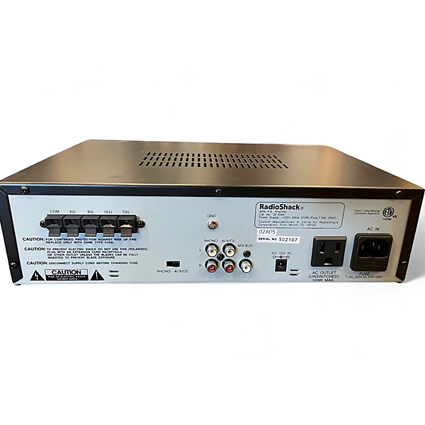 Used Radio Shack 40-WATT PAPower Amp - Guitar Center