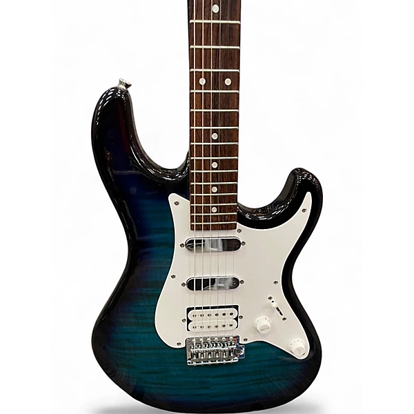 Used Fernandes Strat Ocean Blue Burst Solid Body Electric Guitar ...