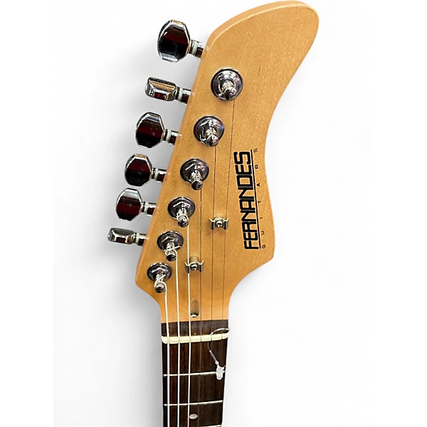 Used Fernandes Strat Ocean Blue Burst Solid Body Electric Guitar ...