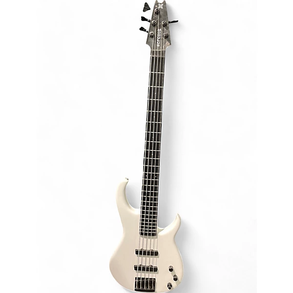 Used Modulus Guitars Q5 Quantum 5 String Alpine White Electric Bass ...