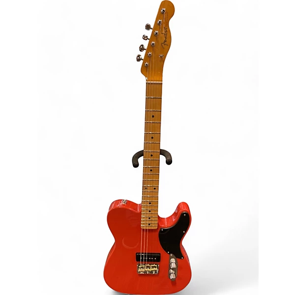 Used Fender Noventa Telecaster Fiesta Red Solid Body Electric Guitar ...