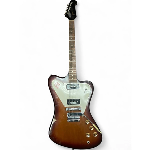 Vintage 1965 Gibson Non-Reverse Firebird Vintage Sunburst Solid Body ...