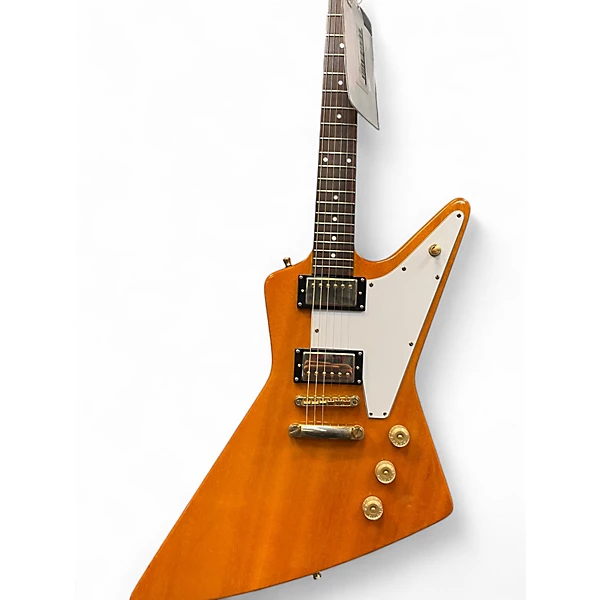 Used Epiphone Explorer Natural Solid Body Electric Guitar - Guitar Center