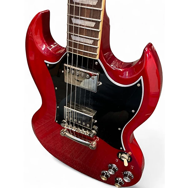 Used Epiphone SG Standard Red Solid Body Electric Guitar - Guitar Center