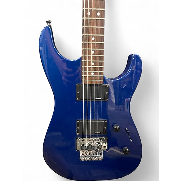 Used Jackson DINKY REVERSE Blue Solid Body Electric Guitar - Guitar Center