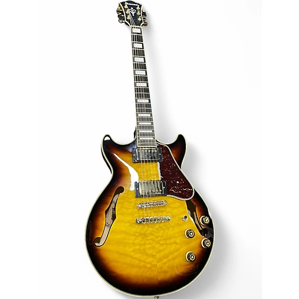 Used Ibanez AM93 Artcore Sunburst Hollow Body Electric Guitar - Guitar ...